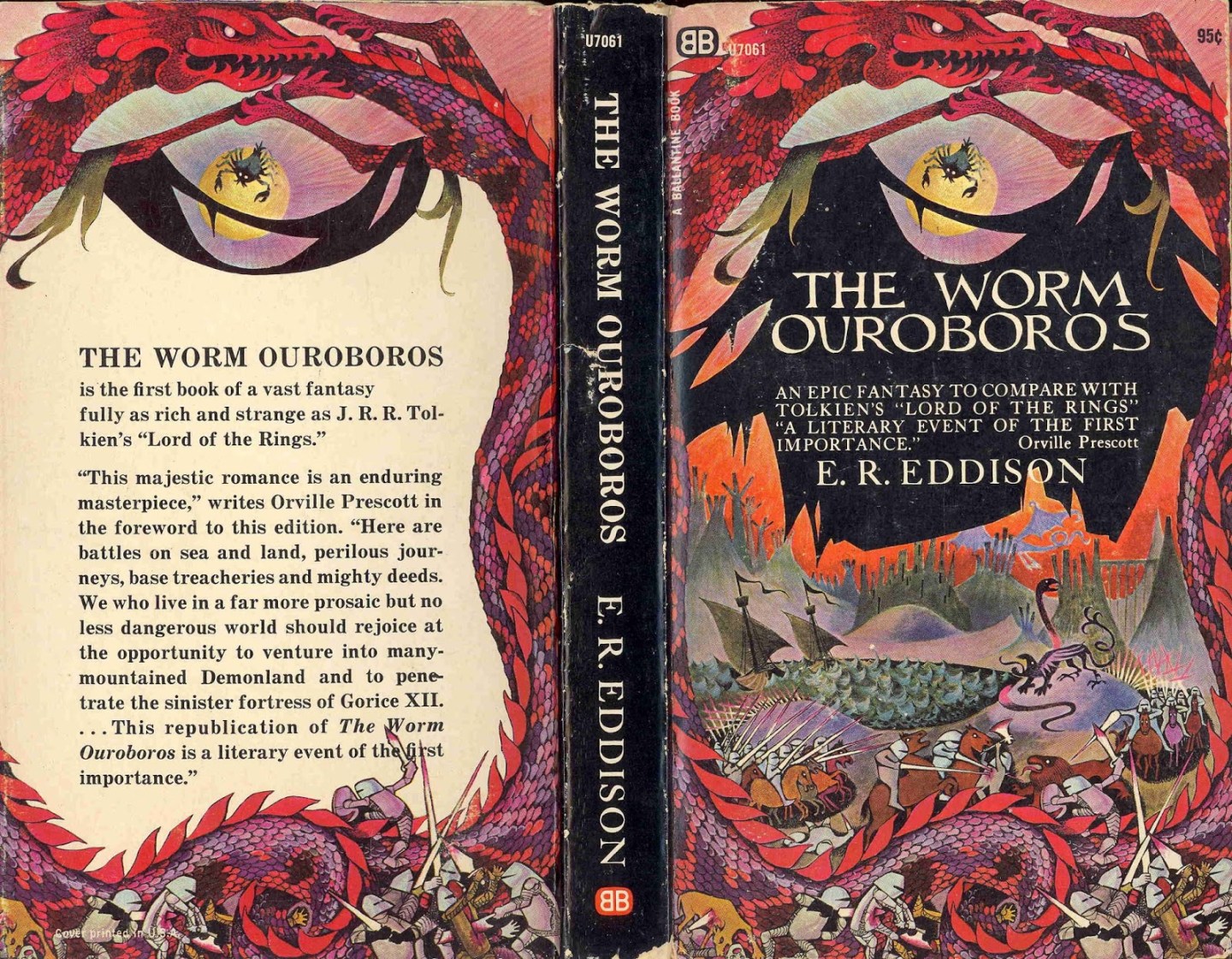 Ballantine Adult Fantasy: Reading “The Worm Ouroboros” by E.R. Eddison ...